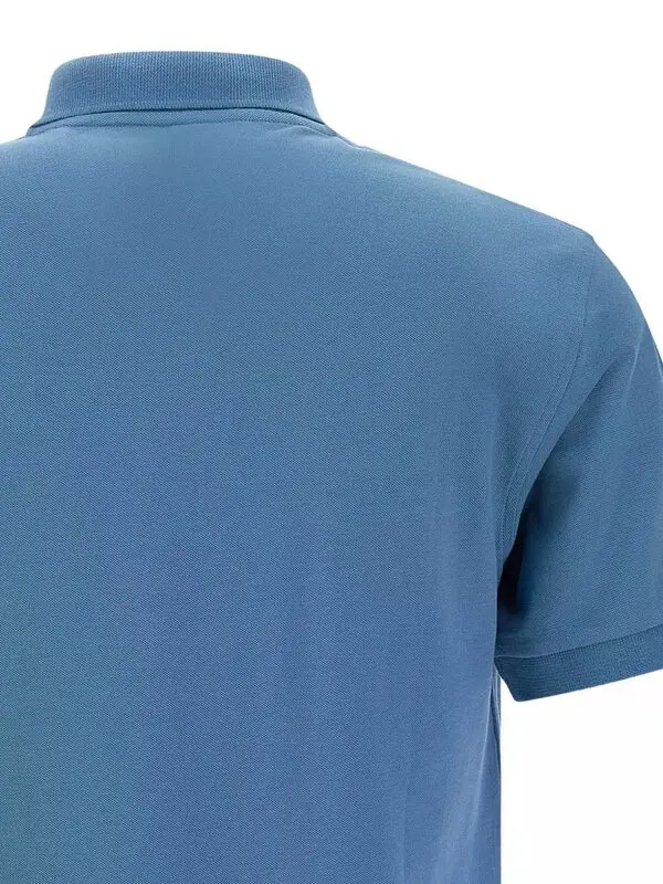 SUN 68 Embroidered-logo Polo Shirt - Blue