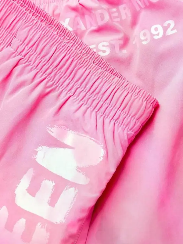 Alexander McQueen Logo-print Swim Shorts