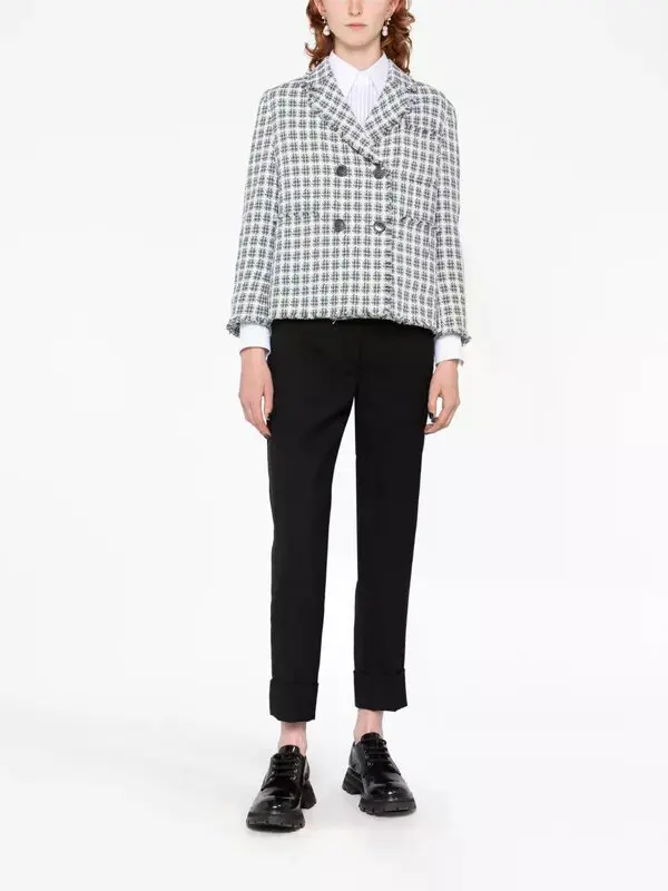 Thom Browne Cropped Tailored Trousers