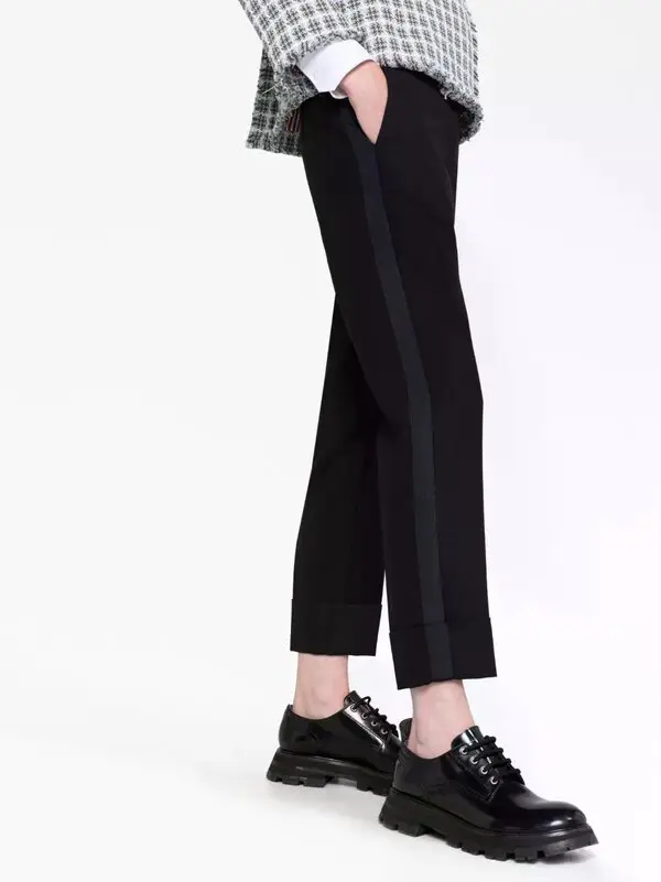 Thom Browne Cropped Tailored Trousers