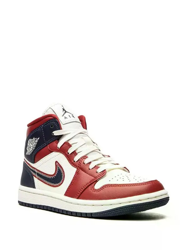 JORDAN Air 1 Mid Se Usa Sneakers - Red