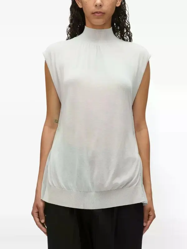 3.1 Phillip Lim Knitted Mock Neck Top