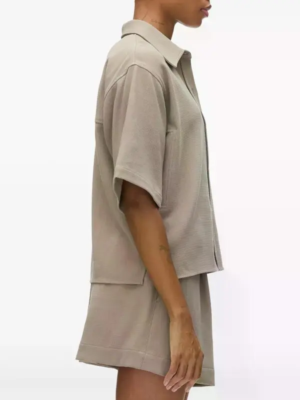 3.1 Phillip Lim Knitted Top With Classic Collar