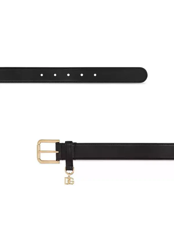Dolce & Gabbana Dg Charm Leather Belt