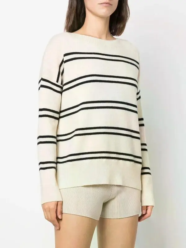 Vince Striped Crew-neck Jumper