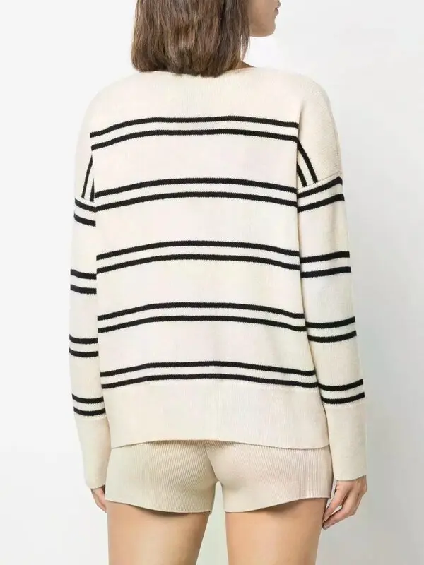 Vince Striped Crew-neck Jumper
