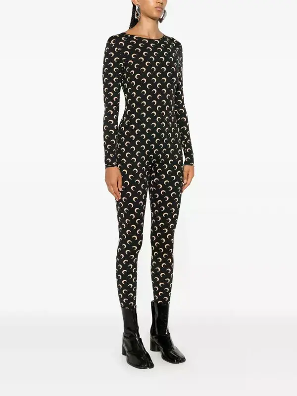 MARINE SERRE Moon Print Jumpsuit