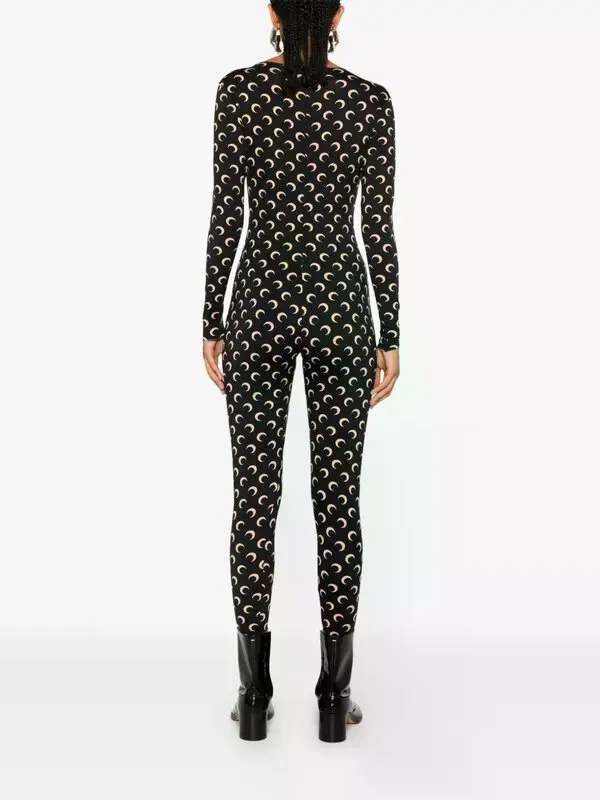 MARINE SERRE Moon Print Jumpsuit