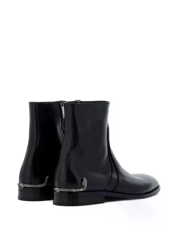 Roberto Cavalli Leather Ankle Boots
