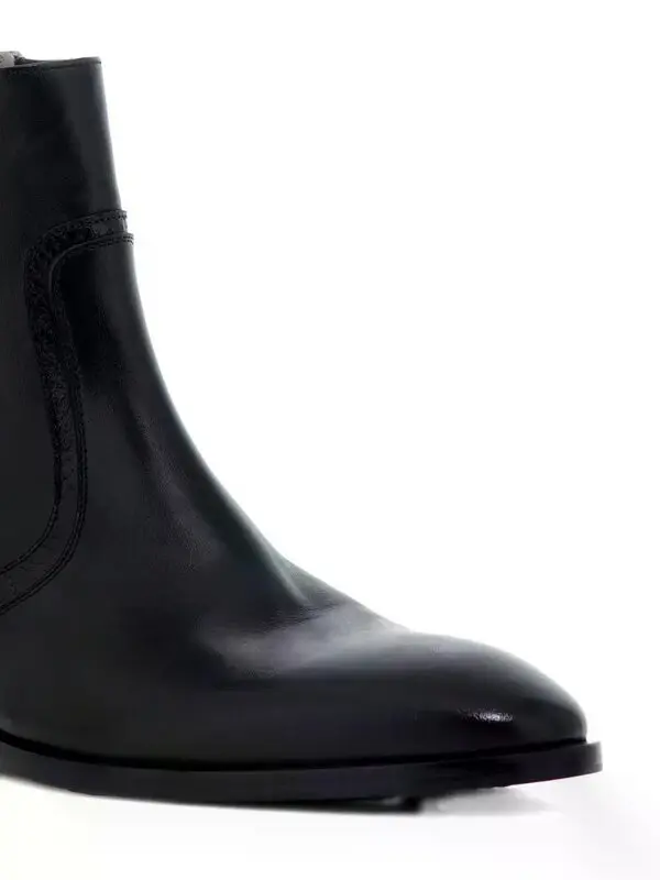 Roberto Cavalli Leather Ankle Boots