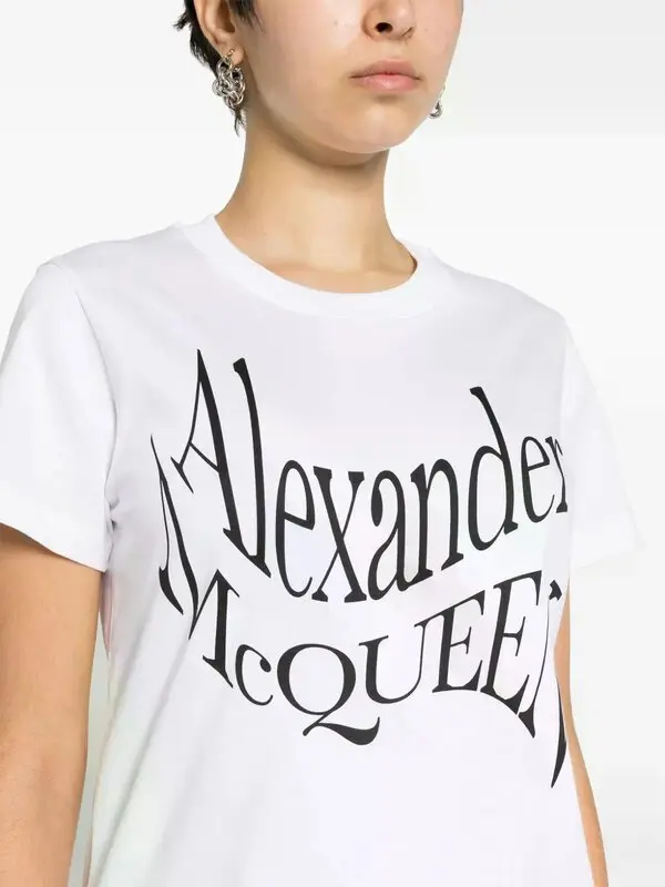 Alexander McQueen Logo-print Cotton T-shirt