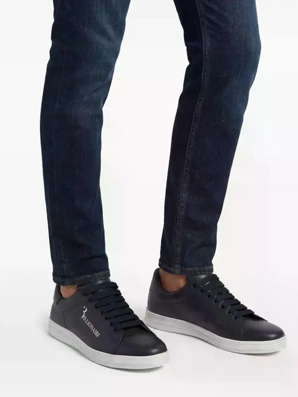 BILLIONAIRE Calf-leather Low-top Sneakers