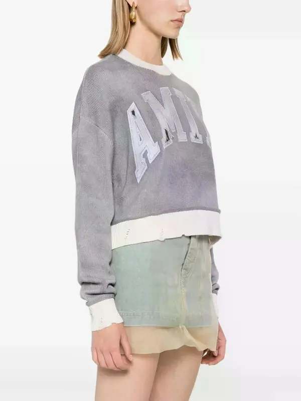 Amiri Vintage Cashmere Cropped Jumper