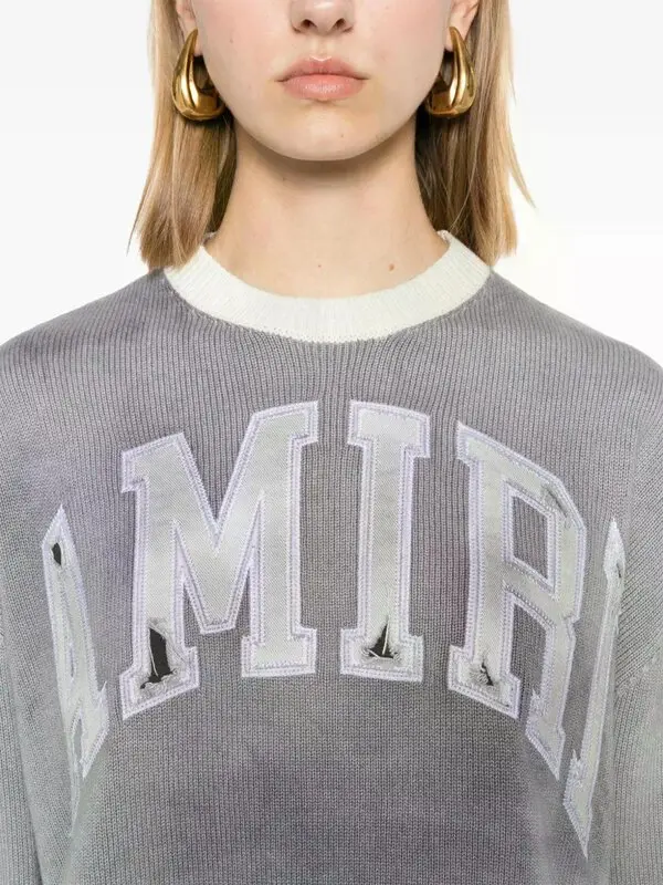Amiri Vintage Cashmere Cropped Jumper