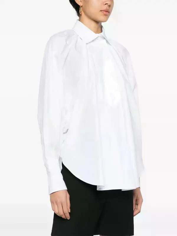 PATOU Batwing-sleeve Shirt - White