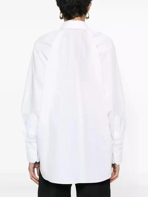 PATOU Batwing-sleeve Shirt - White