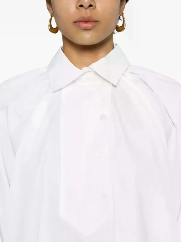 PATOU Batwing-sleeve Shirt - White