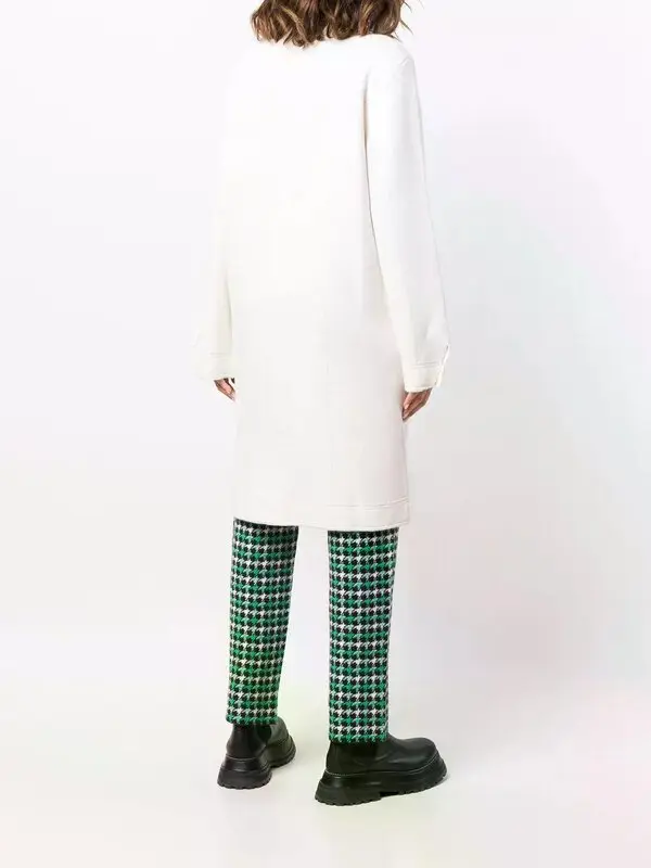 BARRIE Single-breasted Cashmere-cotton Blend Coat
