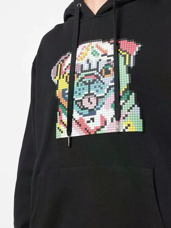 MOSTLY HEARD RARELY SEEN 8-BIT Rainbow Pug Pullover Hoodie