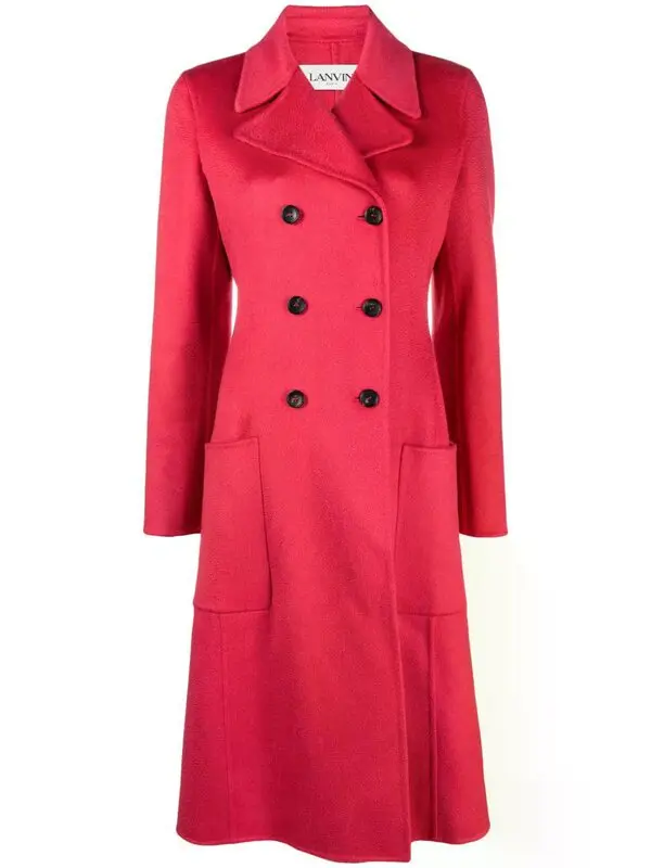 LANVIN Double-breasted Cashmere Coat