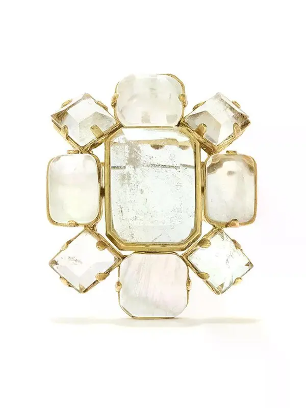 GOOSSENS Stones Brooch - Gold