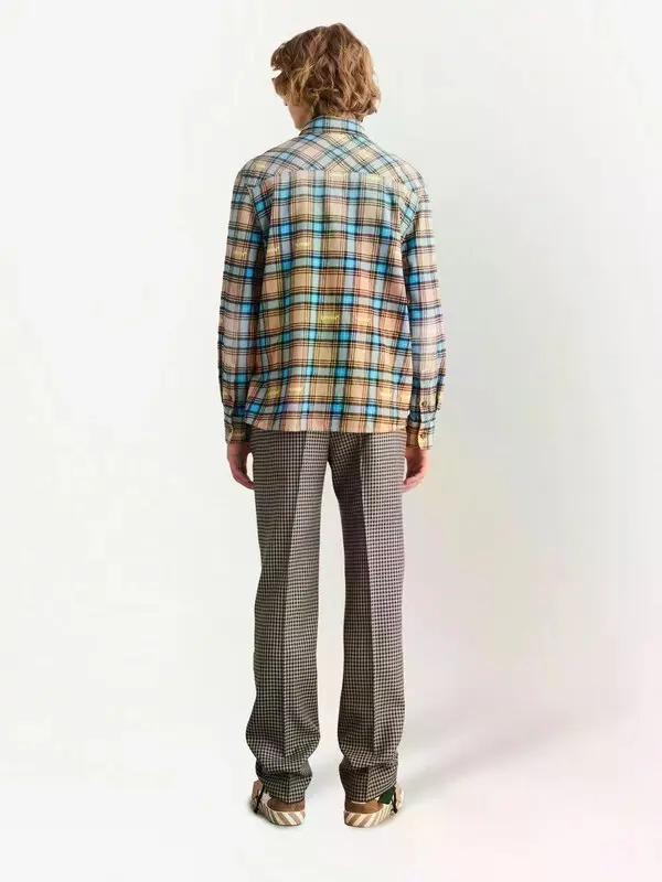 Off-White Check-print Long-sleeve Shirt