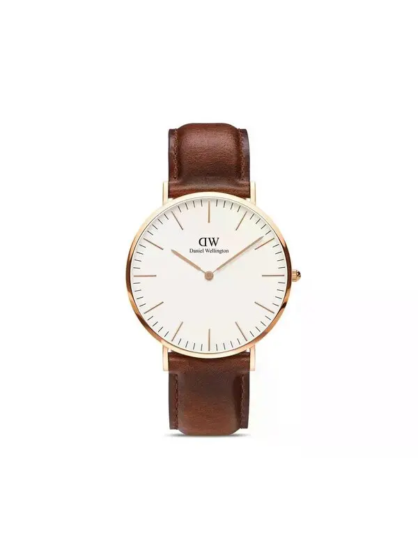 DANIEL WELLINGTON Classic St. Mawes 40mm Strap Watch - White