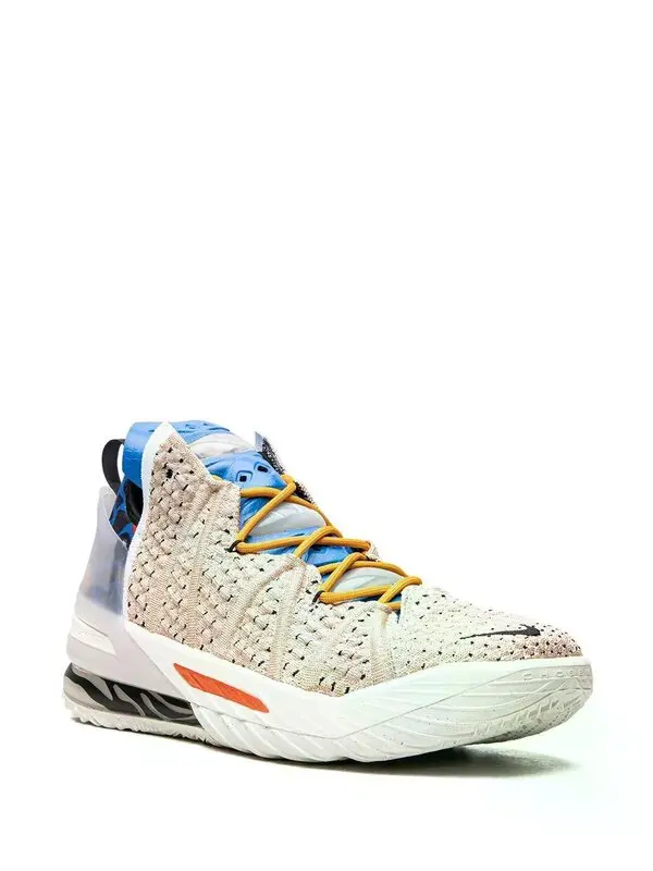 Nike Lebron 18 Animal Print Sneakers - Neutrals