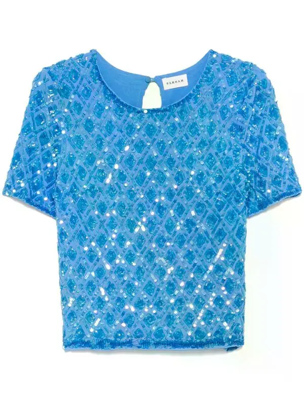 P.a.r.o.s.h Sequined T-shirt