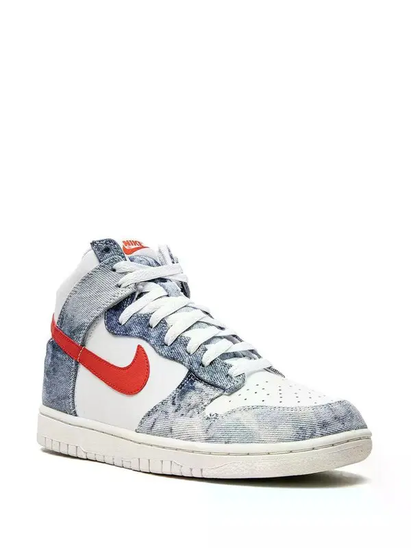 Nike Dunk High Washed Denim Sneakers