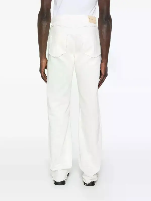 Alexander McQueen Raw Edge Hem Jeans