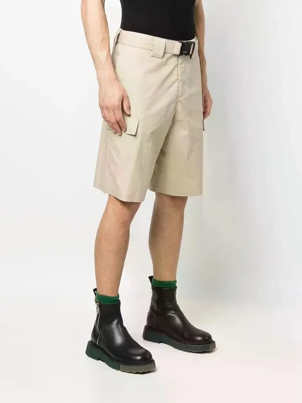 Off-White High-waisted Bermuda Shorts