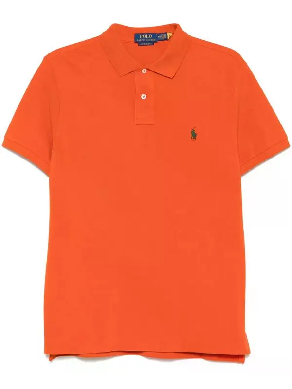 Polo Ralph Lauren Cotton Piqué Polo Shirt - Orange