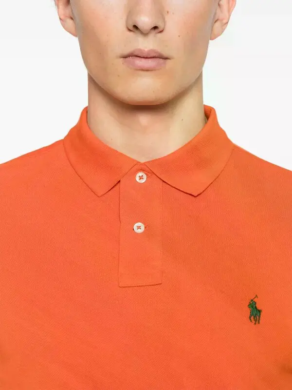 Polo Ralph Lauren Cotton Piqué Polo Shirt - Orange