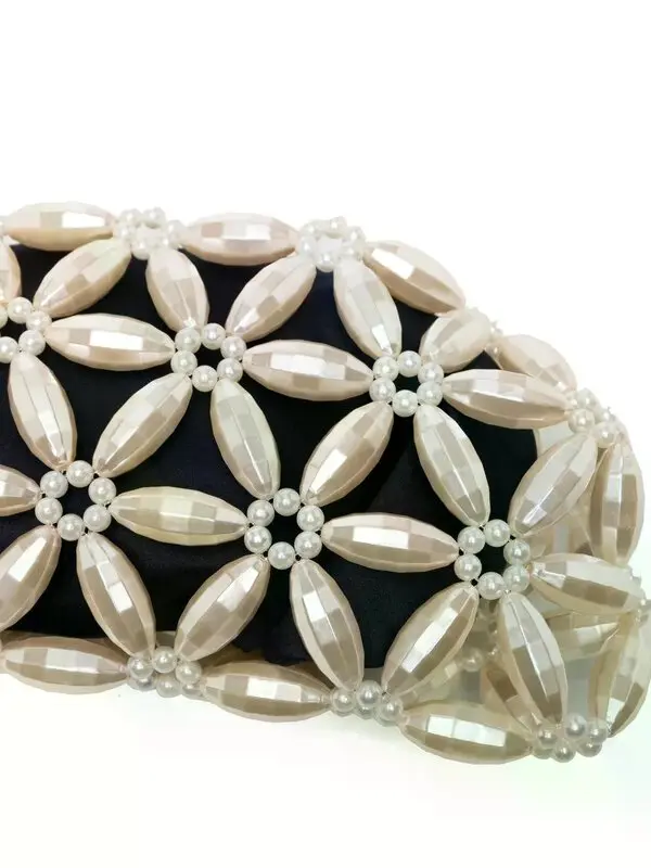 0711 TBILISI Pearl Clutch Bag