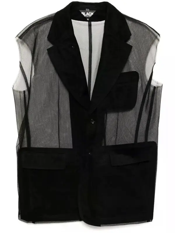 Comme Des Garçons Sleeveless Blazer