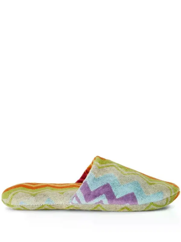 Missoni Giacomo Cotton Slippers - Orange