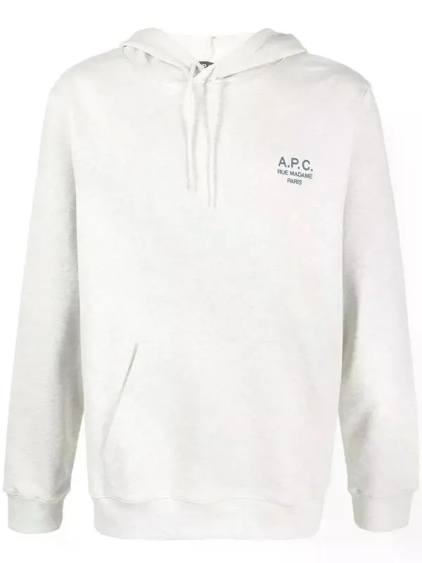 A.p.c. Logo-print Pullover Hoodie