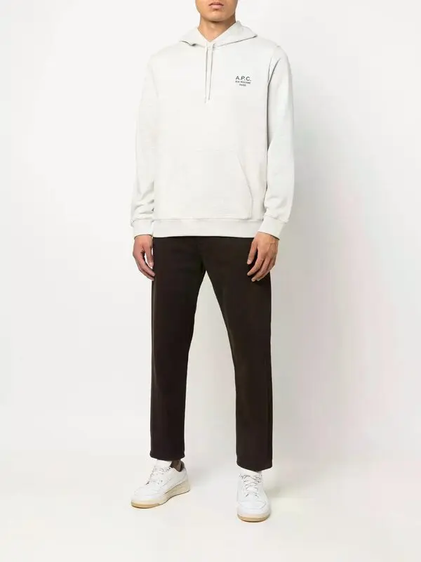 A.p.c. Logo-print Pullover Hoodie