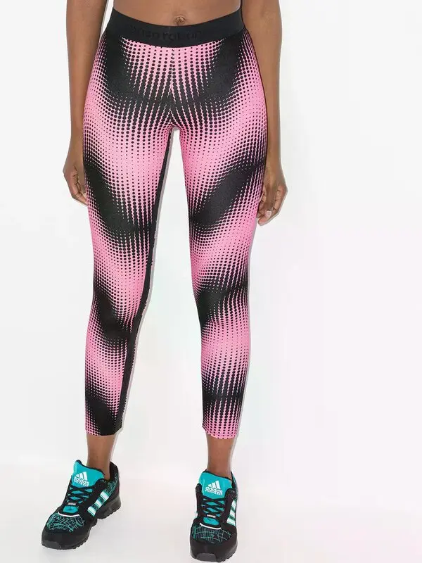 Rabanne Abstract-print Leggings