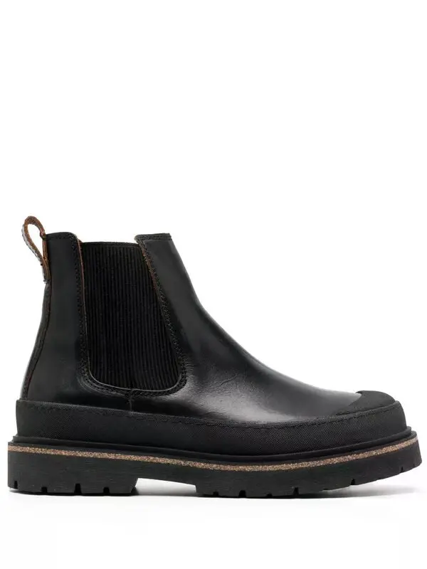 BIRKENSTOCK Prescott Leather Chelsea Boots - Black
