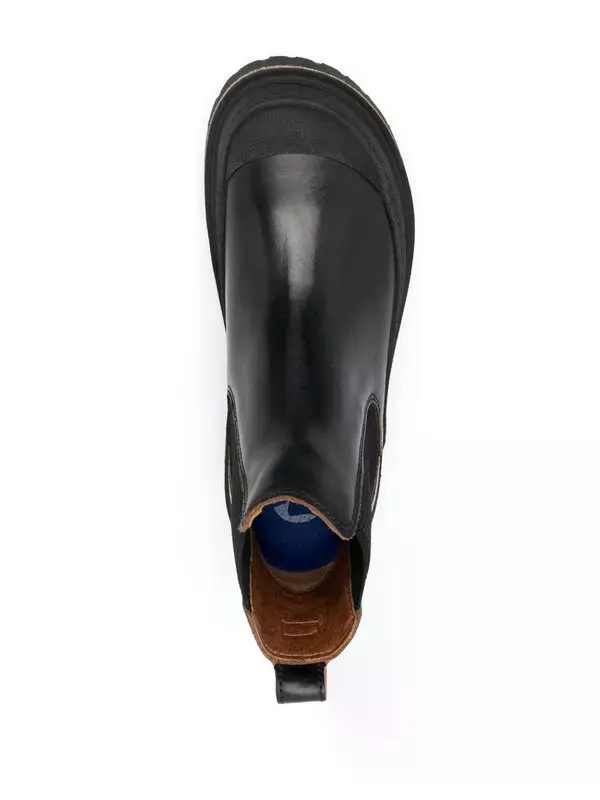 BIRKENSTOCK Prescott Leather Chelsea Boots - Black