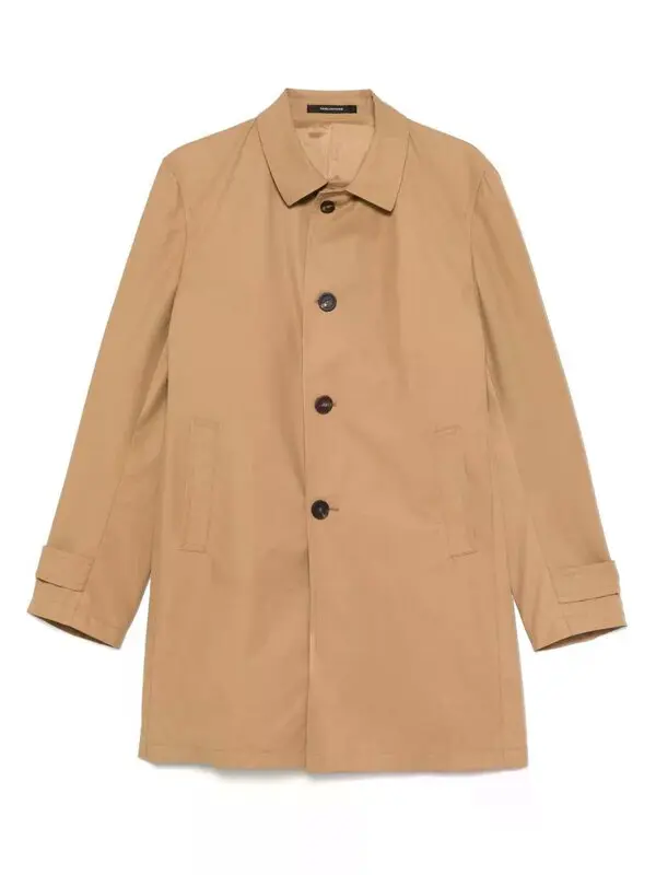 Tagliatore Single-breasted Coat - Brown