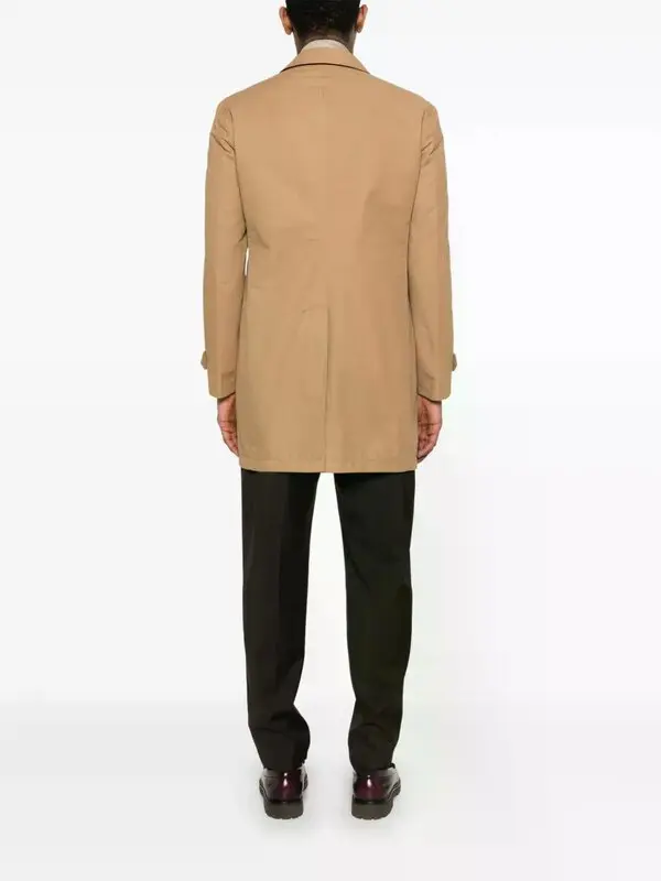 Tagliatore Single-breasted Coat - Brown