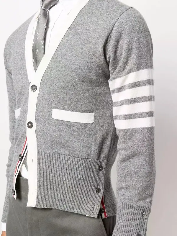 Thom Browne 4-bar Stripe Knit Cardigan