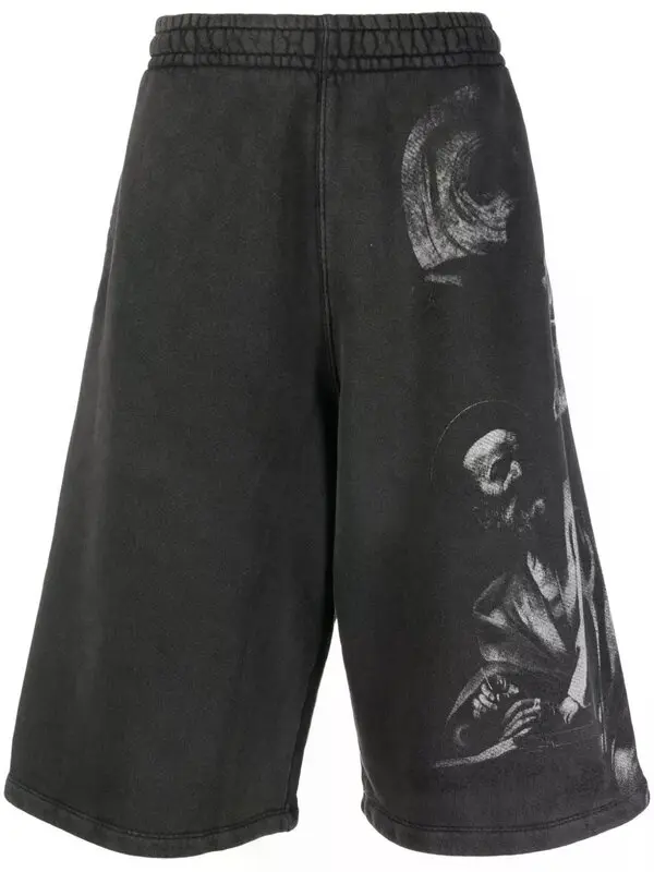 Off-White Saint Matthew-print Track Shorts