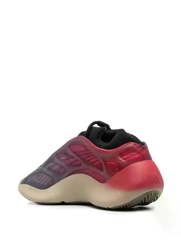 ADIDAS X YEEZY Yeezy 700 V3 Fade Carbon Sneakers - Red
