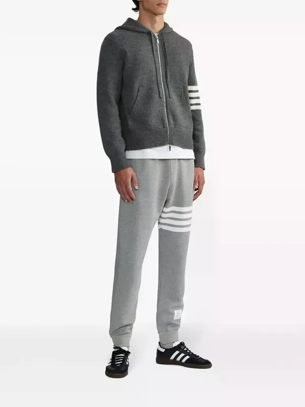 Thom Browne Ottoman Rib 4-bar Stripe Track Pants