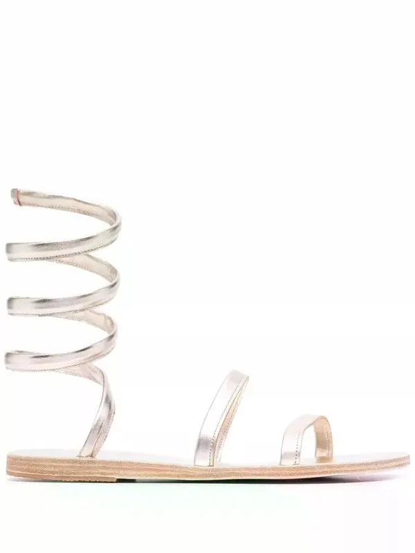 ANCIENT GREEK SANDALS Ofisall Wrap-around Strap Sandals - Neutrals