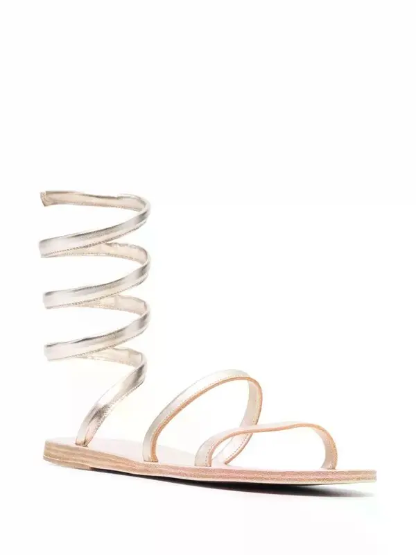 ANCIENT GREEK SANDALS Ofisall Wrap-around Strap Sandals - Neutrals
